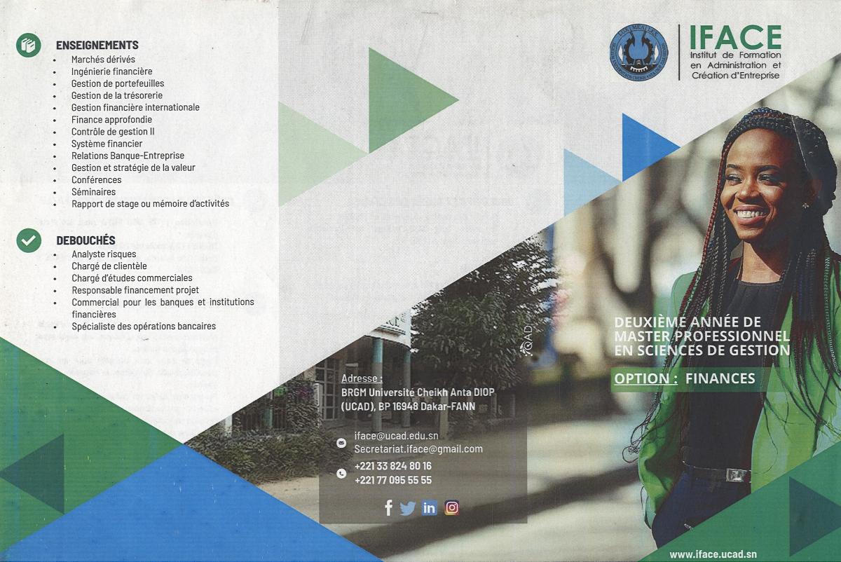 Finances | IFACE | Institut de Formation en Administration et Création ...