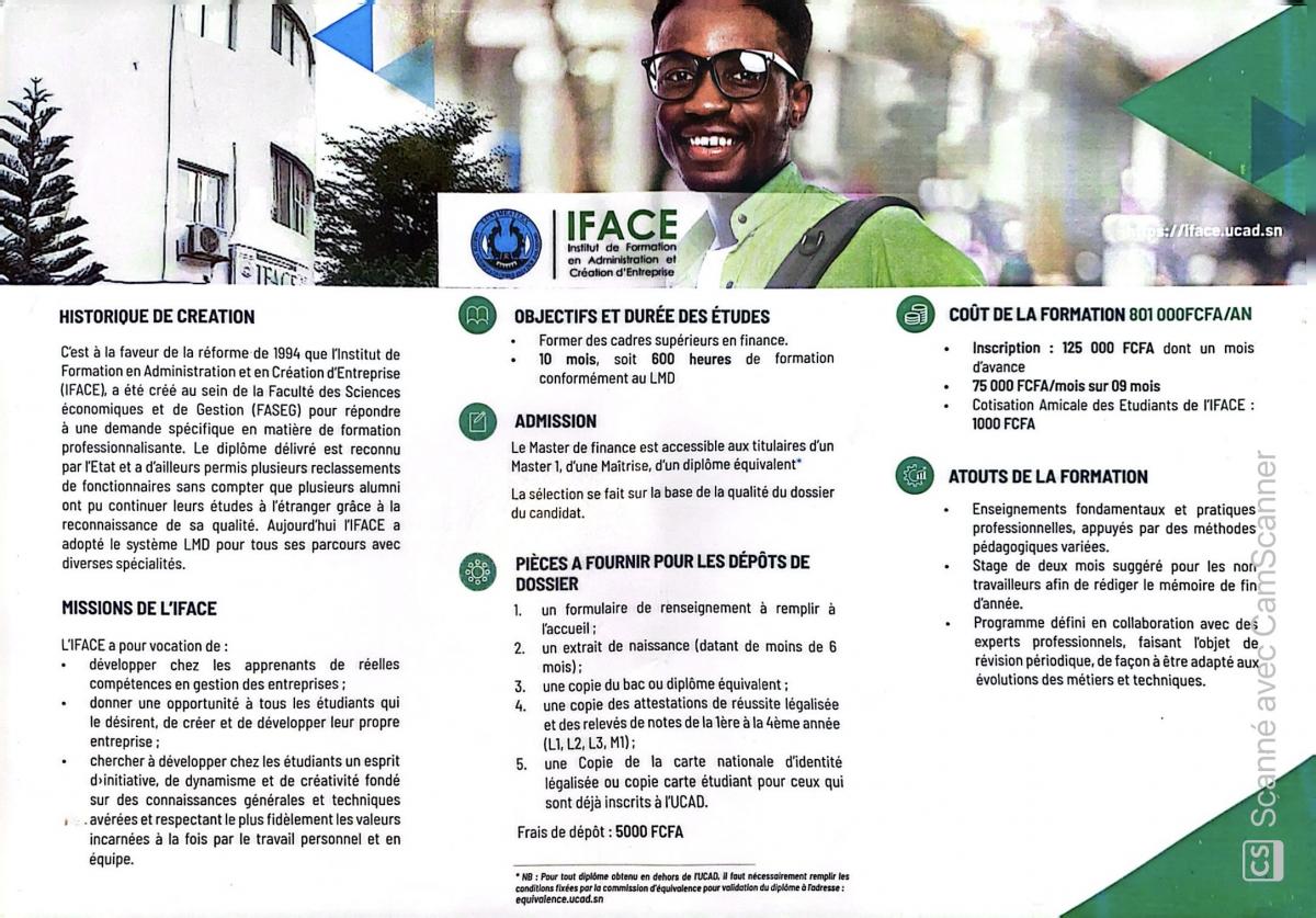 Finances | IFACE | Institut de Formation en Administration et Création ...