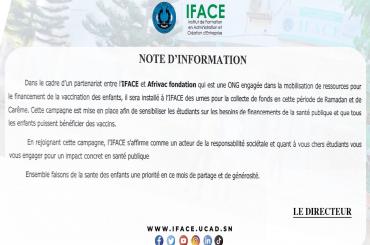 Bienvenue sur IFACE | Institut de Formation en Administration et ...