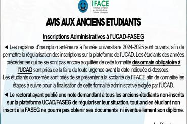 Bienvenue sur IFACE | Institut de Formation en Administration et ...