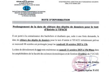 Bienvenue sur IFACE | Institut de Formation en Administration et ...